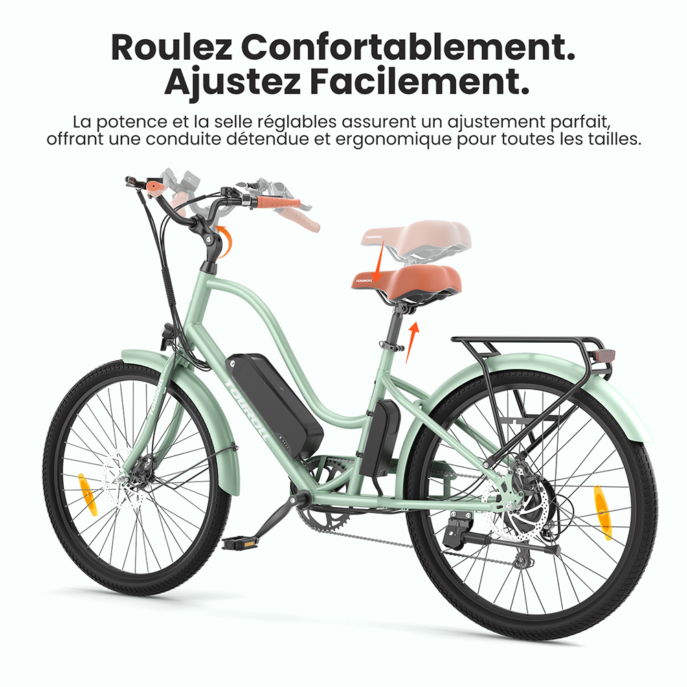 Touroll B2 Vélo électrique + Kukirin A1 Trottinette électrique