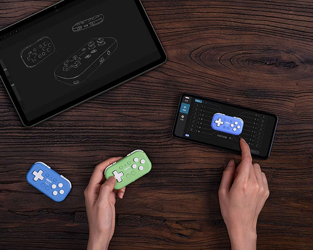 8BitDo Micro Bluetooth Gamepad Blue