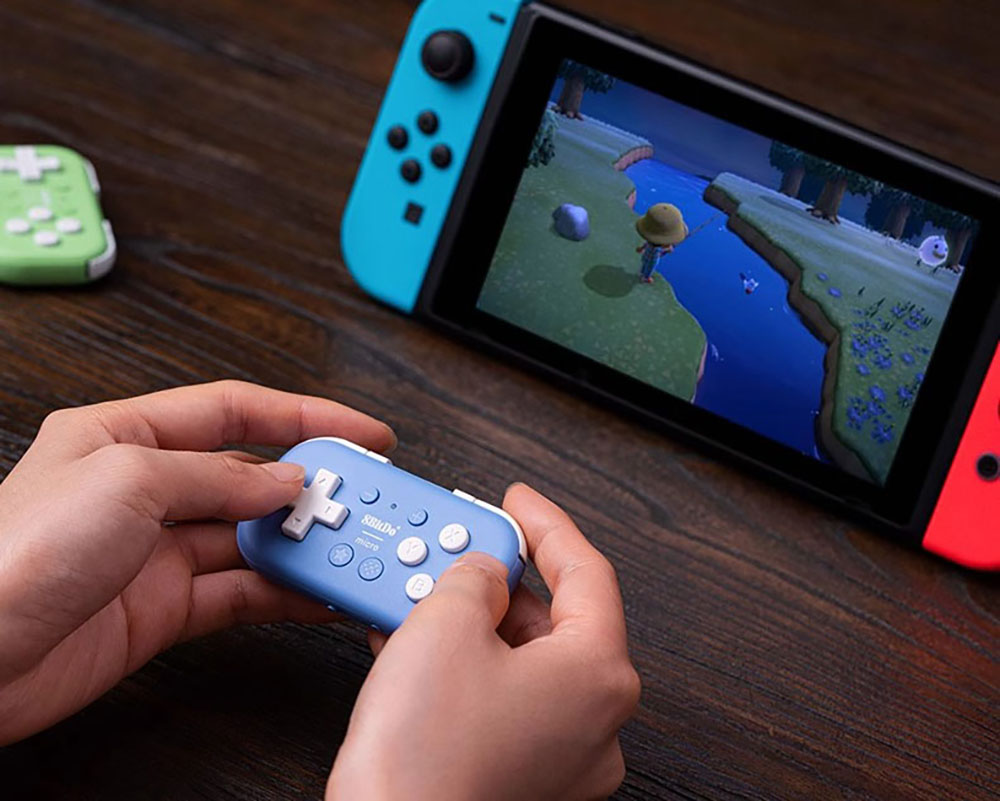 8BitDo Micro Bluetooth Gamepad Blue