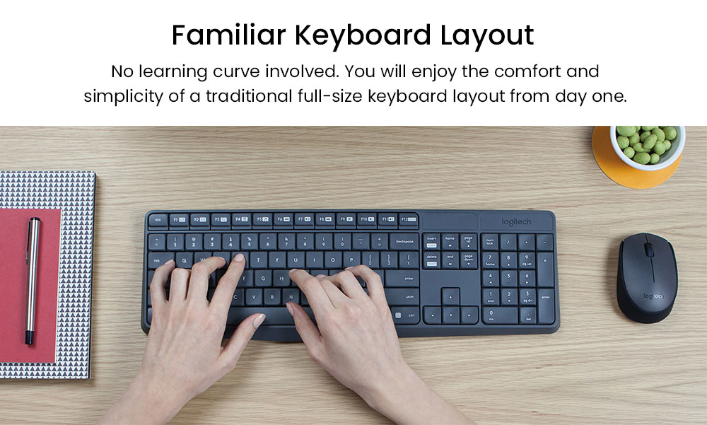 Logitech MK235 Wireless Keyboard & Mouse Combo