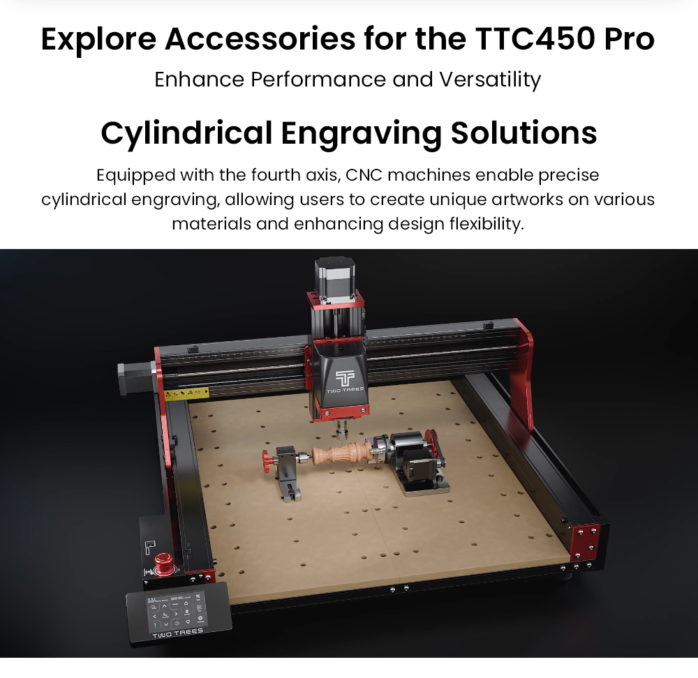 TWO TREES TTC450 Pro CNC Router Machine | Europe