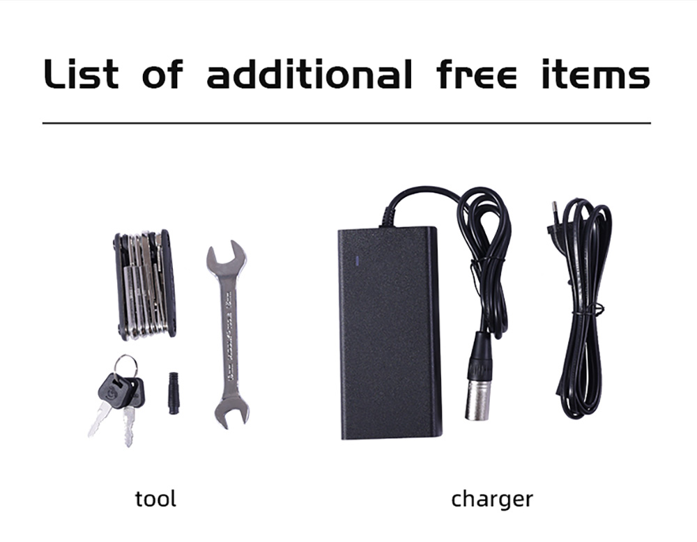 GOGOBEST GF200 Cargo E-Bike with 500W Motor & Rack