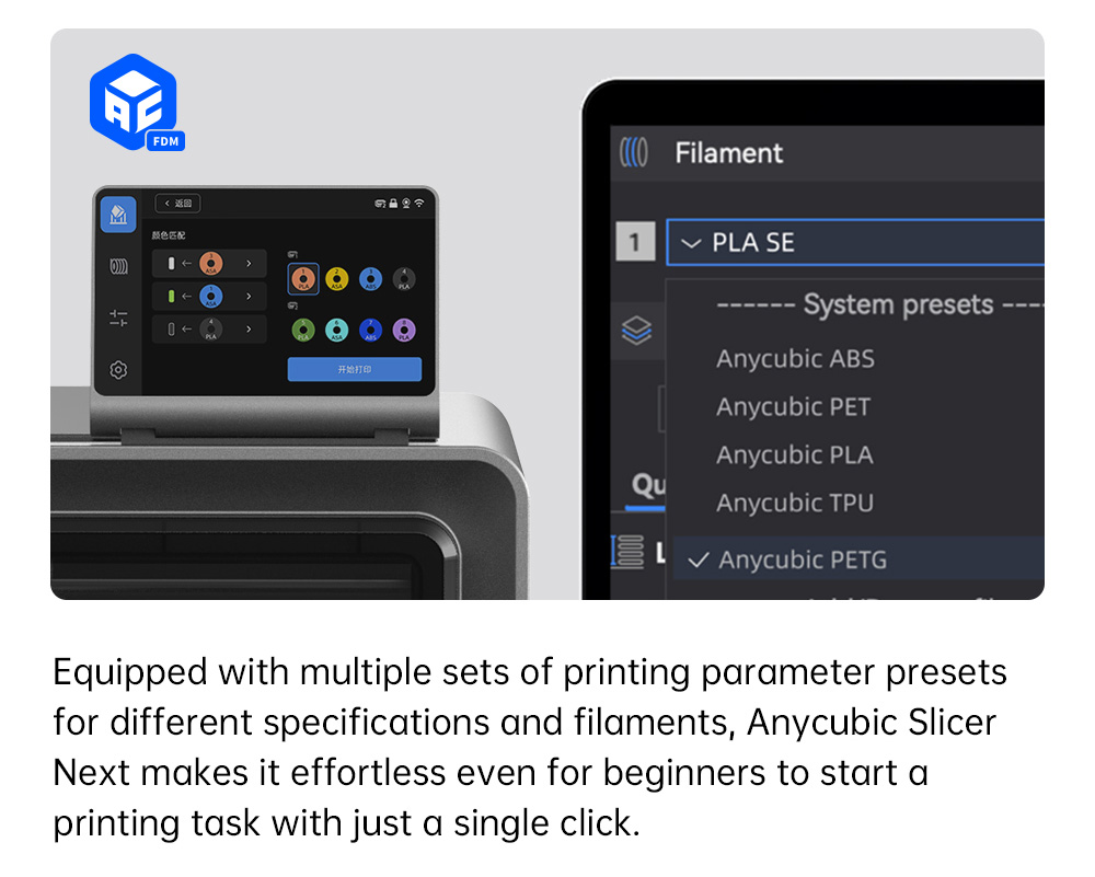 Anycubic Kobra S1 with Ace Pro Combo Multicolor 3D Printer | Poland