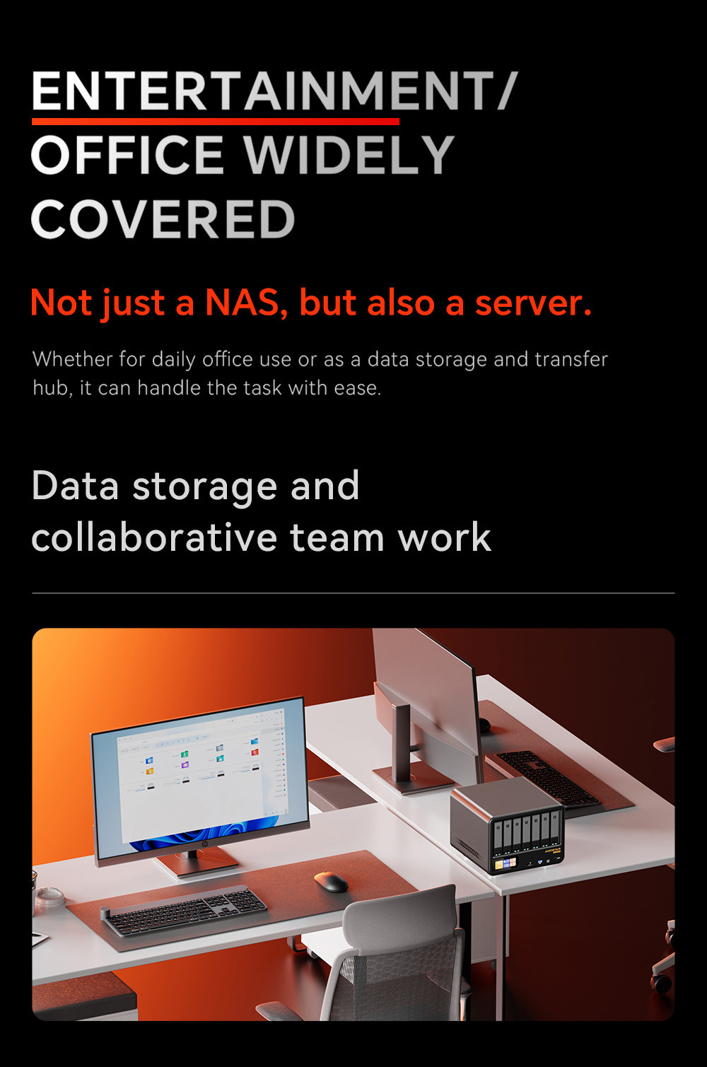 AOOSTAR WTR MAX 11 Bays NAS Mini PC 8845HS 64GB 2TB EU Plug