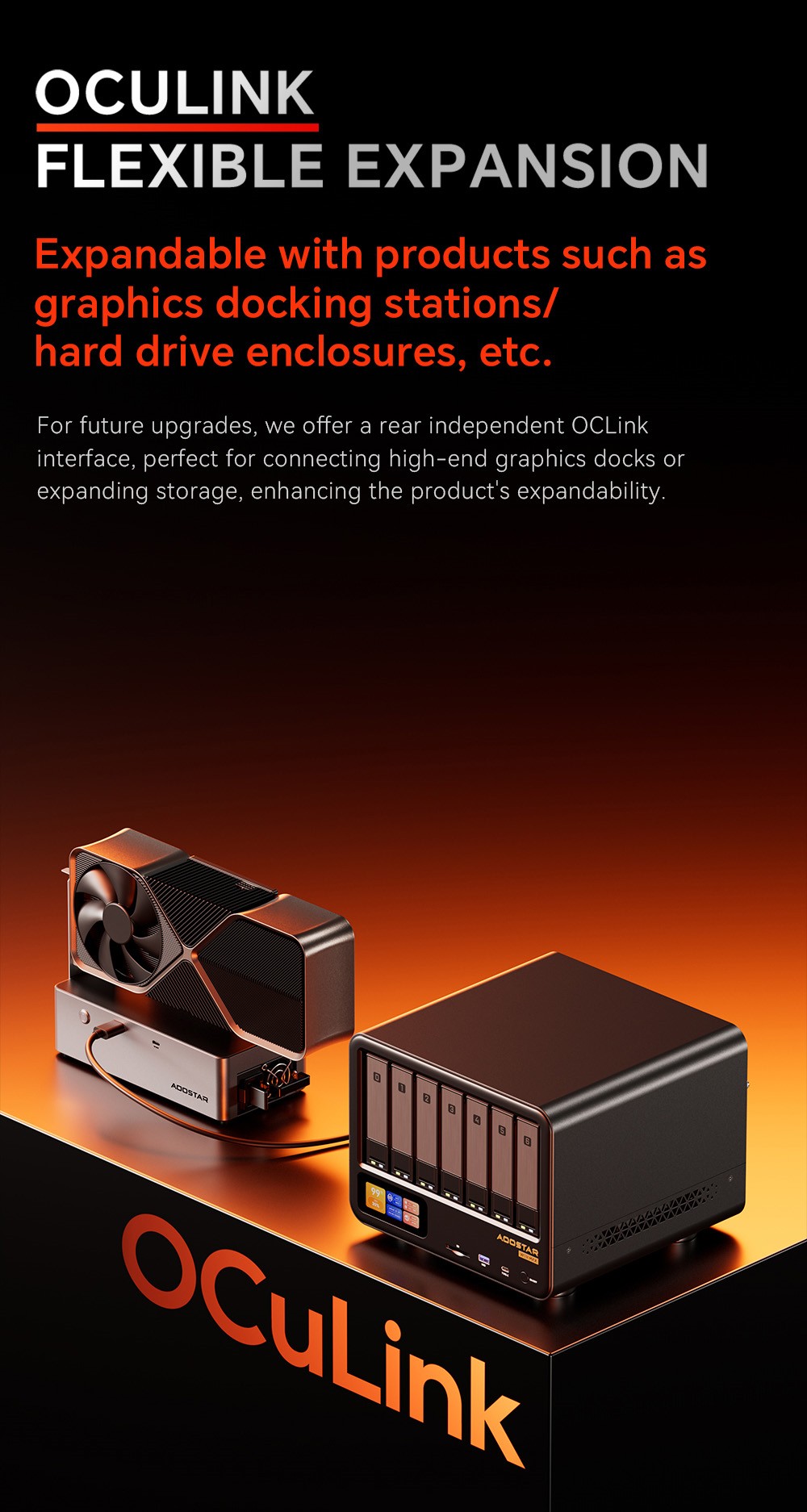 AOOSTAR WTR MAX 11 Bays NAS Mini PC 8845HS 64GB 2TB EU Plug