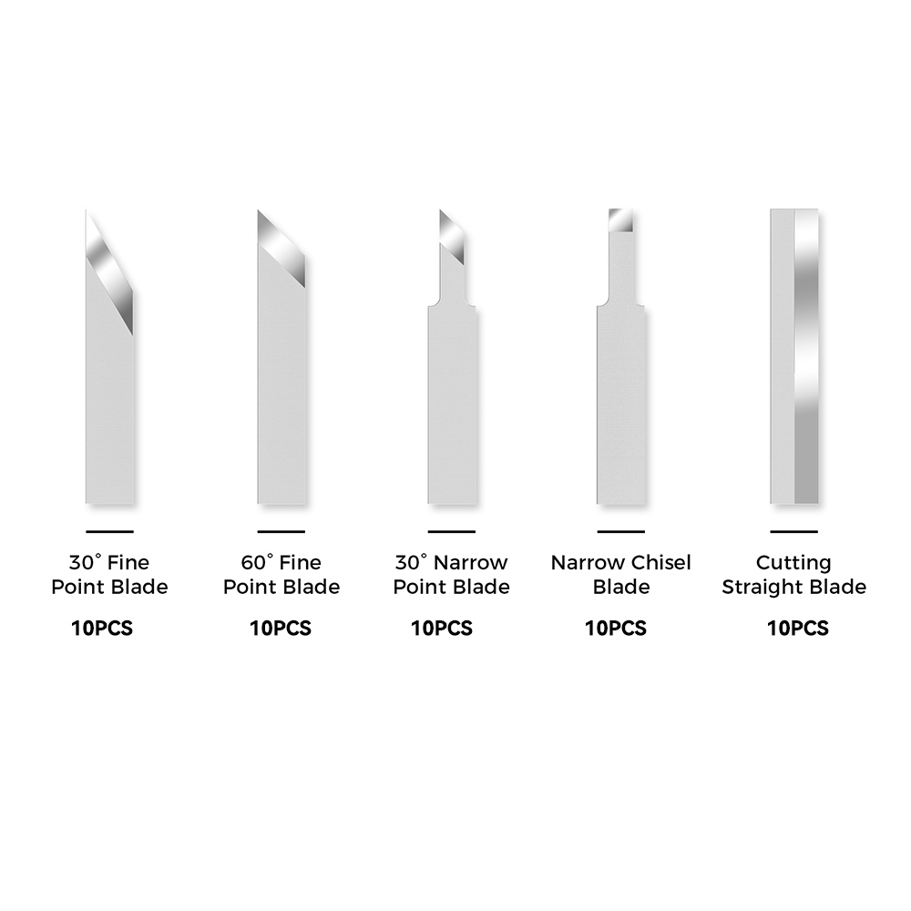 Jakemy 50pcs Blades for JM-Y10 Ultrasonic Cutter & Polisher
