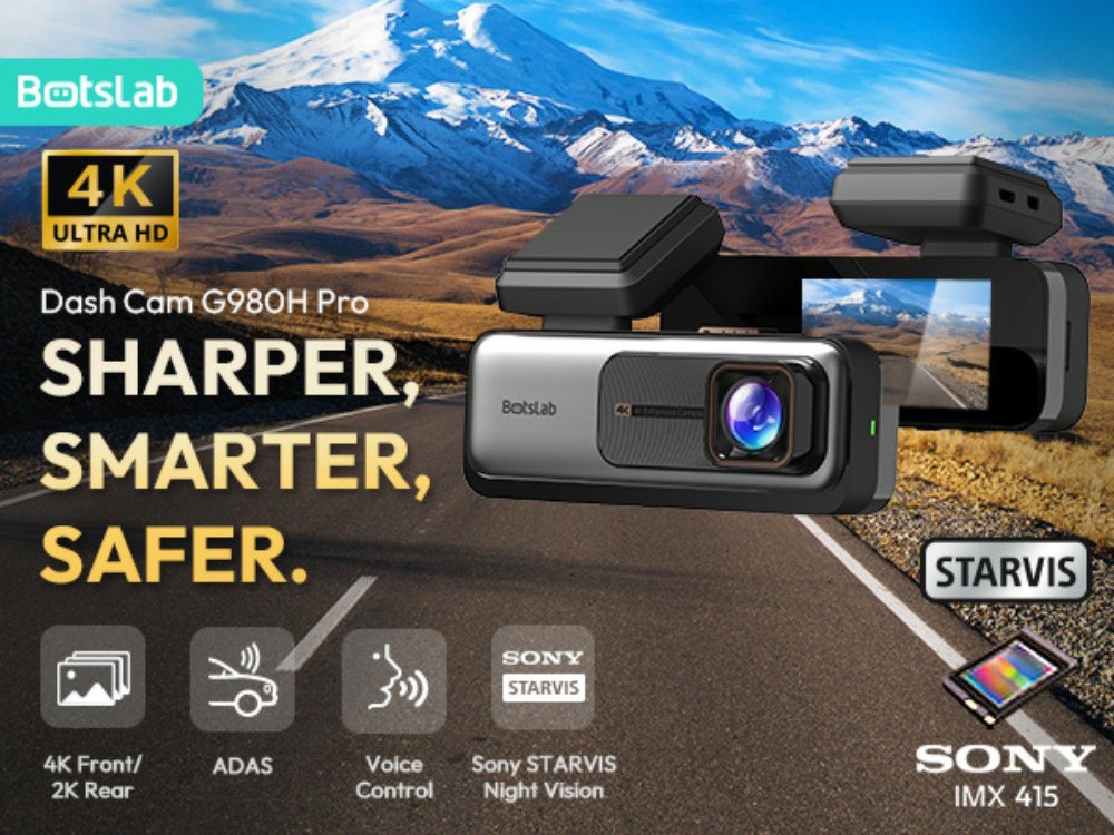Botslab G980H Pro 4K Dash Camera