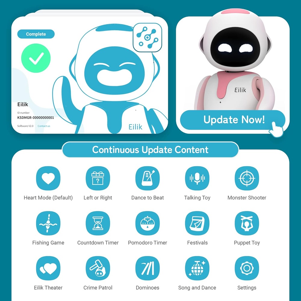 Energize Lab Eilik Little Companion Interactive Bot