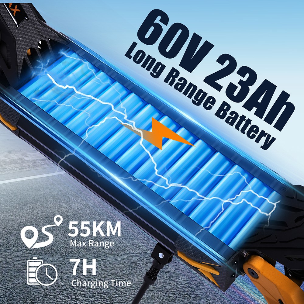 TWOFISH TW4 PRO Electric Scooter 60V 23Ah 72km/h