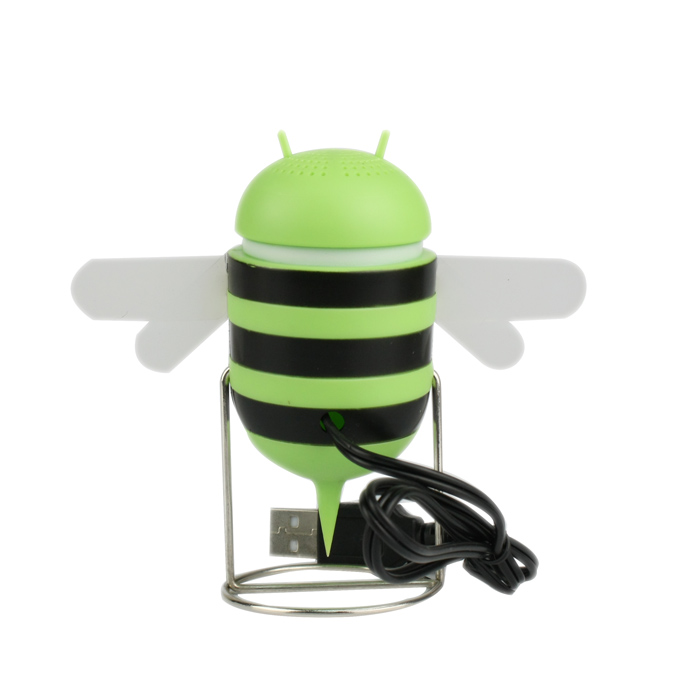 Robot Bee Mini Speaker Honeycomb Green(EL103406)