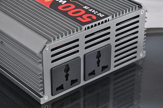 500W 24V DC to 220V AC Car Power Inverter Adapter USB Port DY-500