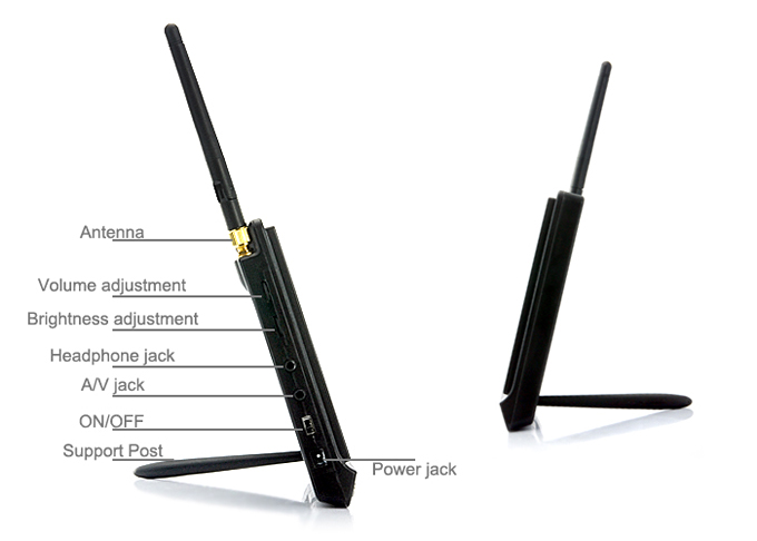 7 Inch LCD Wireless Monitor Buddy Baby Monitor with Night Vision