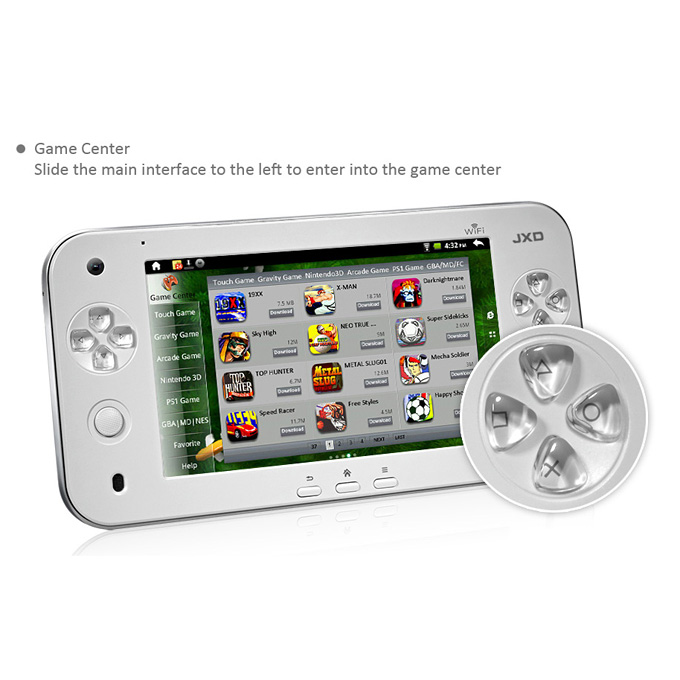 JXD S7100 7 Inch Android Game Tablet Console Cortex-A9 Wifi