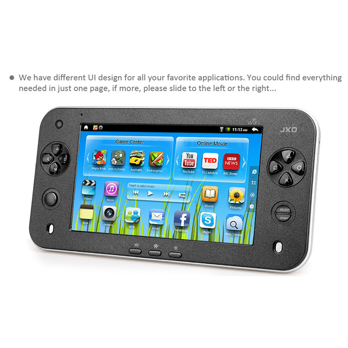JXD S7100 7 Inch Android Game Tablet Console Cortex-A9 Wifi
