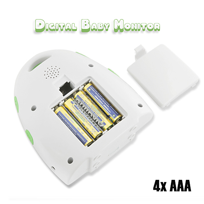 Multi-function Wireless Baby Monitor with Two Way Audio
