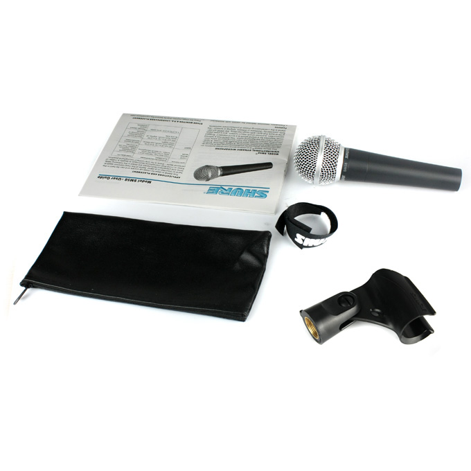 SM58LC Shure SM58 Cardioid Pattern Dynamic Microphone With Clip for ...