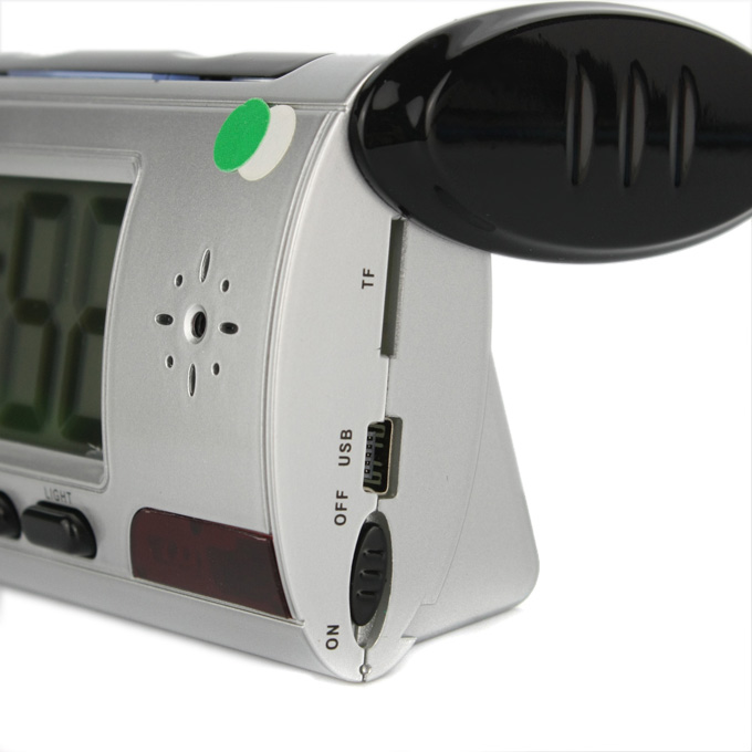 Stylish Remote Control Motion Detector Digital Clock Style Spy Hidden ...
