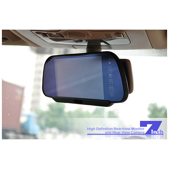 7" TFT LCD Car Rearview Monitor (NTSC/PAL) Wide Angle Rearview Camera