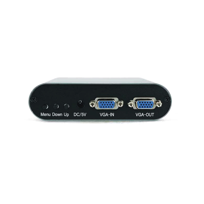 HD 1080P VGA Output YPbPr to VGA Video Audio Converter(Upscaler)