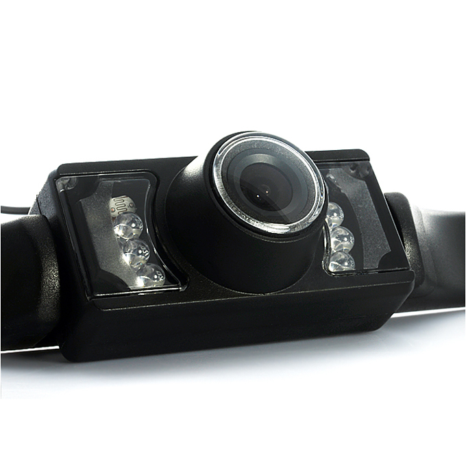 130 Degree View Angle CMOS PAL Car Licence Plate Rear View Camera