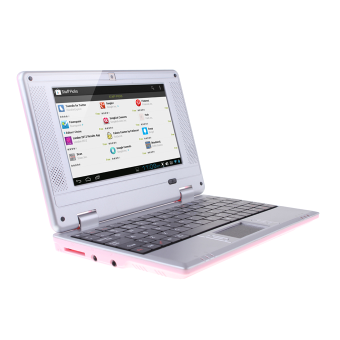 Q706 Android 4.1 Mini Notebook Laptop PC with Camera /WiFi/RJ45