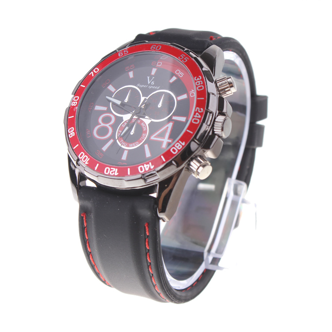 V6 Fashion Silicon Watch Men Wrist Watch