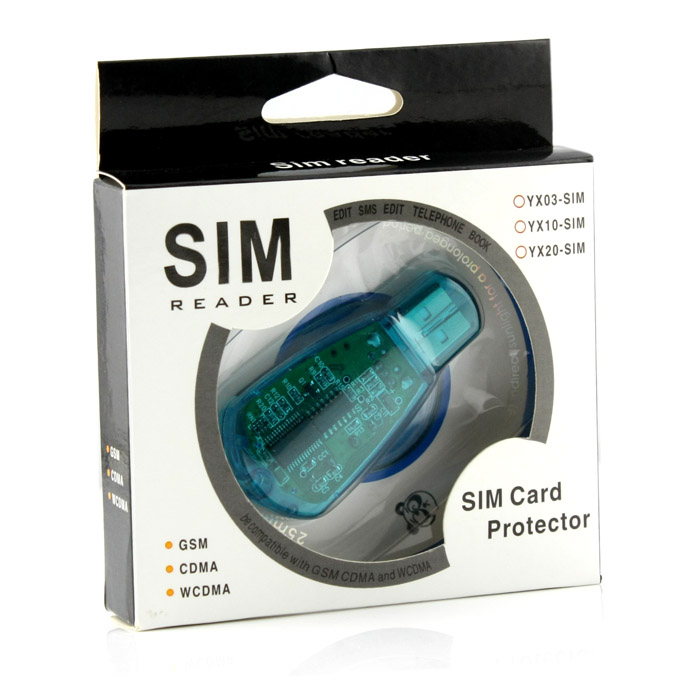 Sim Card Reader Read Edit Directory SMS Support GSM CDMA WCDMA