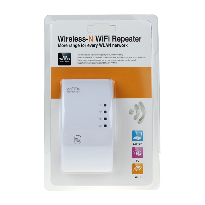 Wireless-N WiFi Repeater Router Range Extender for WLAN Network AP