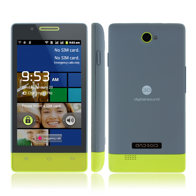 Cubot C9 4.0 inch WVGA Capacitive Screen Smartphone MTK6515 1GHz CPU ...