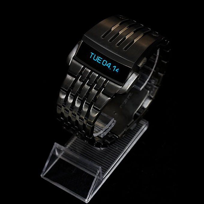 Iron Man Style Men's Creative Concept Robot Digital LED Watch