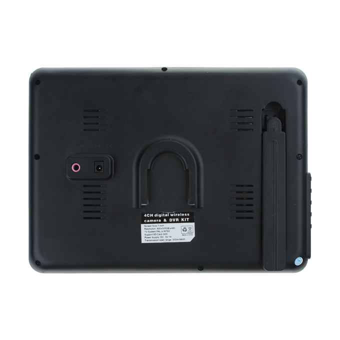 7 Inch HD LCD Screen 4CH Digital Wireless Night Vision Camera