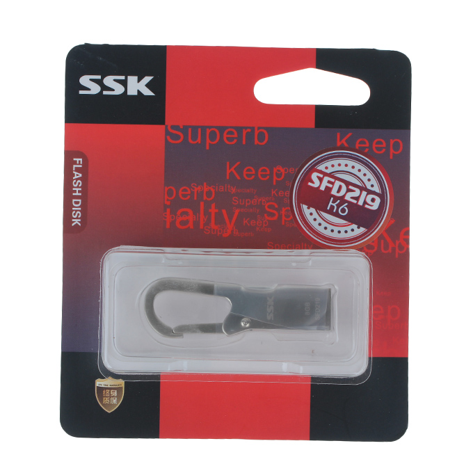 SSK 16GB USB 2.0 USB Flash Drive Flash Disk U Disk With Clip