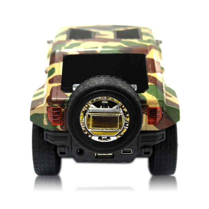 Hummer Car Model Speaker with TF Card Reader/USB/FM Radio