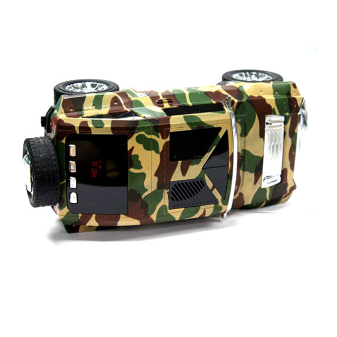 Hummer Car Model Speaker with TF Card Reader/USB/FM Radio