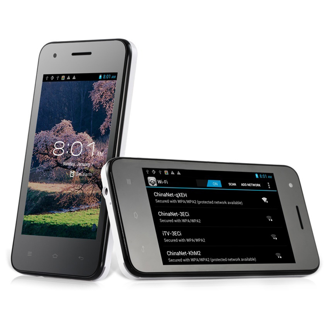 CUBOT GT72 4.0 Inch WVGA MTK6572 Dual Core 1.2GHz Smart Phone 2.0MP ...