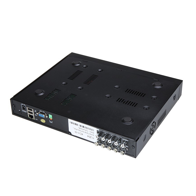 1/4" CMOS Weatherproof DVR Kit with 24 LEDs 4CH CCTV Camera System