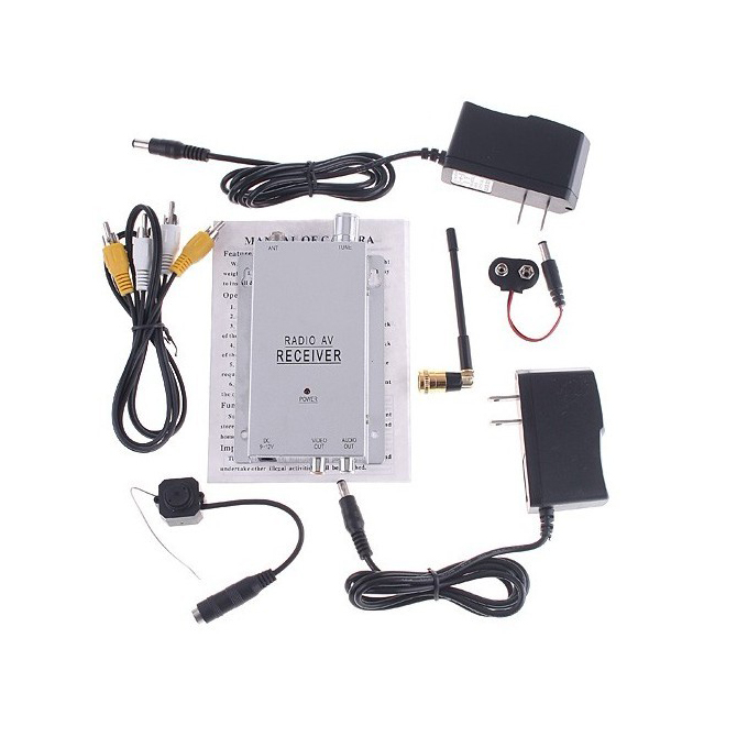 1.2G Wireless CMOS Camera Home Surveillance Camera AV Receiver Kit
