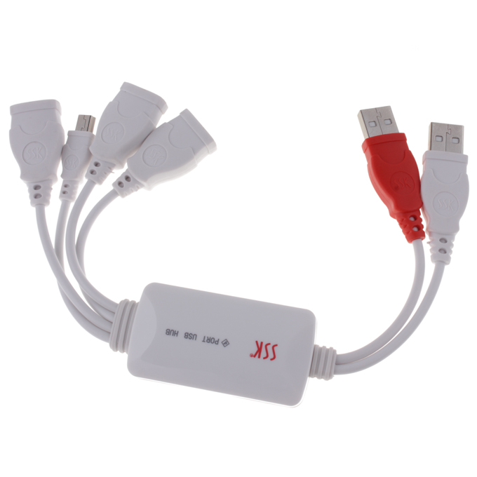SSK Shu010 Octopus USB 4 Port HUB 3 USB + 1 Mini USB Dual USB
