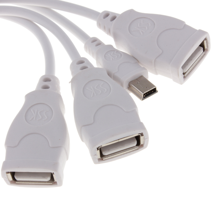 SSK Shu010 Octopus USB 4 Port HUB 3 USB + 1 Mini USB Dual USB