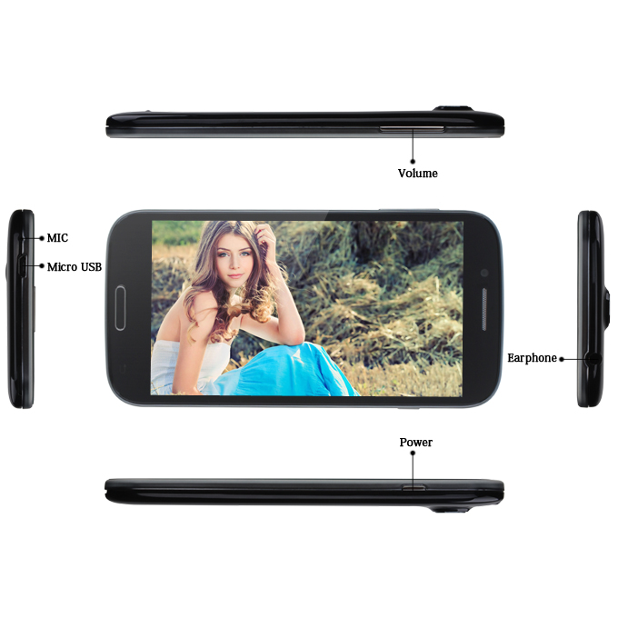 PULID F13 5.0" IPS FHD MTK6589T Smartphone 2GB+32GB 12.6MP 3G/GPS