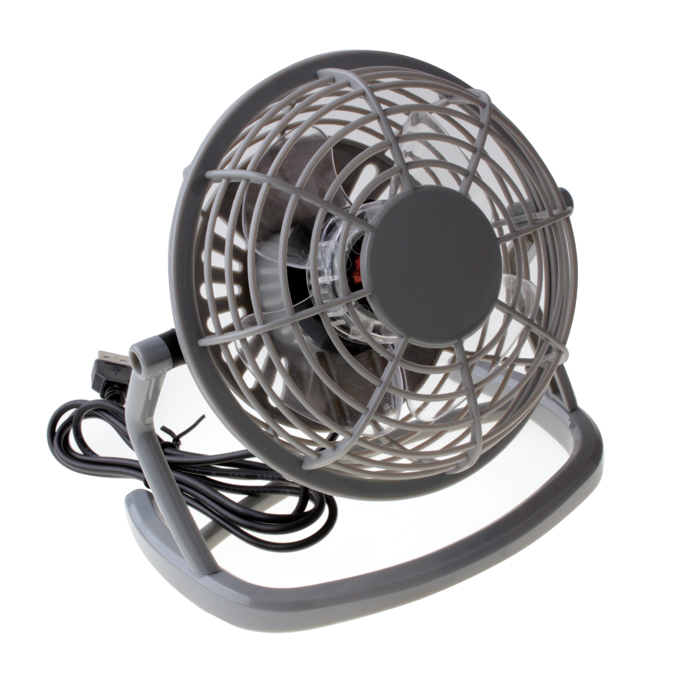 Mini 360-Degree Rotating Cooler Ultra Quiet Cooling Desk USB Fan