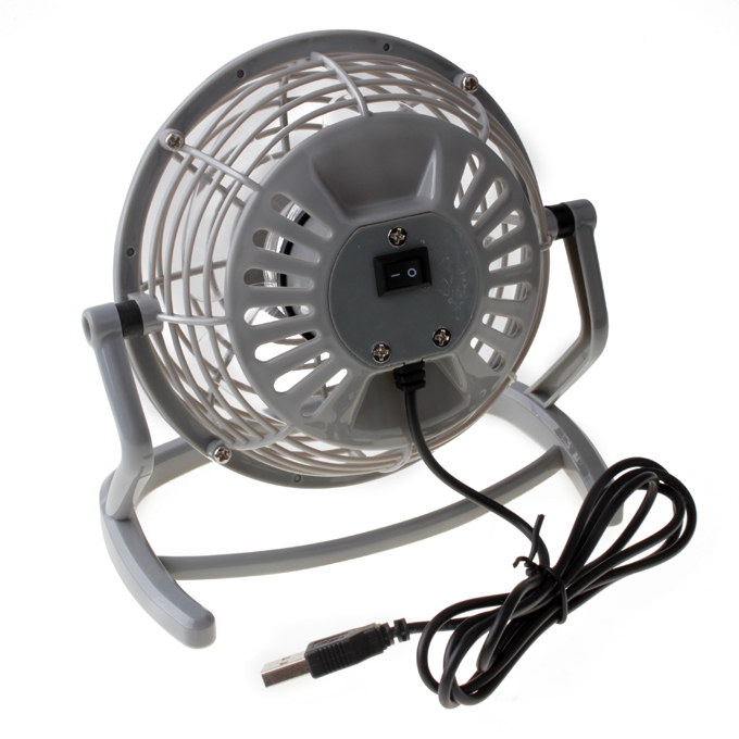 Mini 360-Degree Rotating Cooler Ultra Quiet Cooling Desk USB Fan