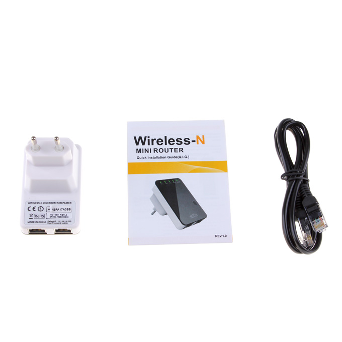 Wireless-N Router AP Repeater Client Bridge IEEE 802.11 b/g/n 300Mbps