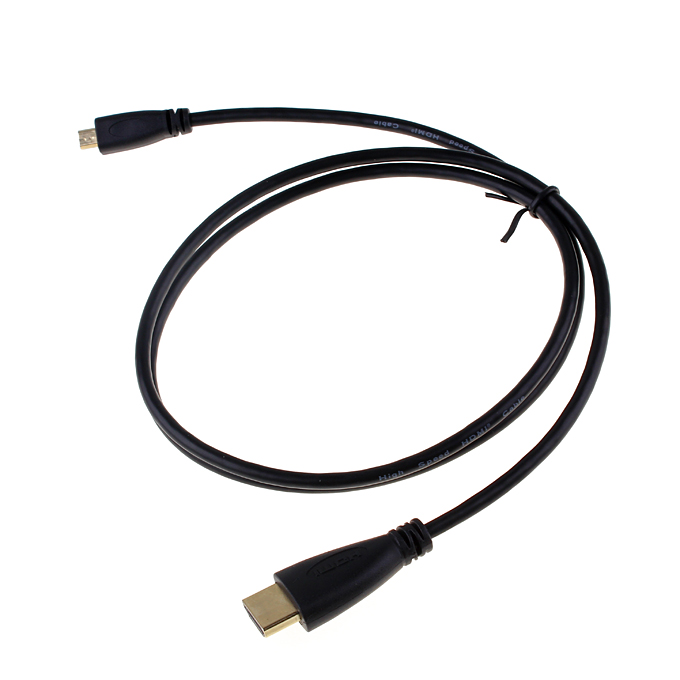 Micro HDMI to HDMI Cable for Smart Cell Phone/Tablet PC Monitor Cable