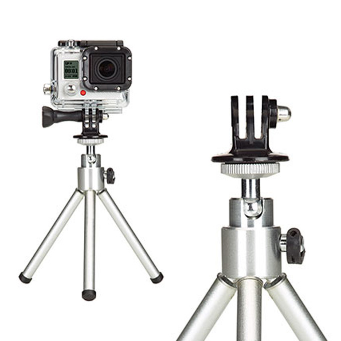 Professional Tripod Mount Adapter For All GoPro Cameras (Black)