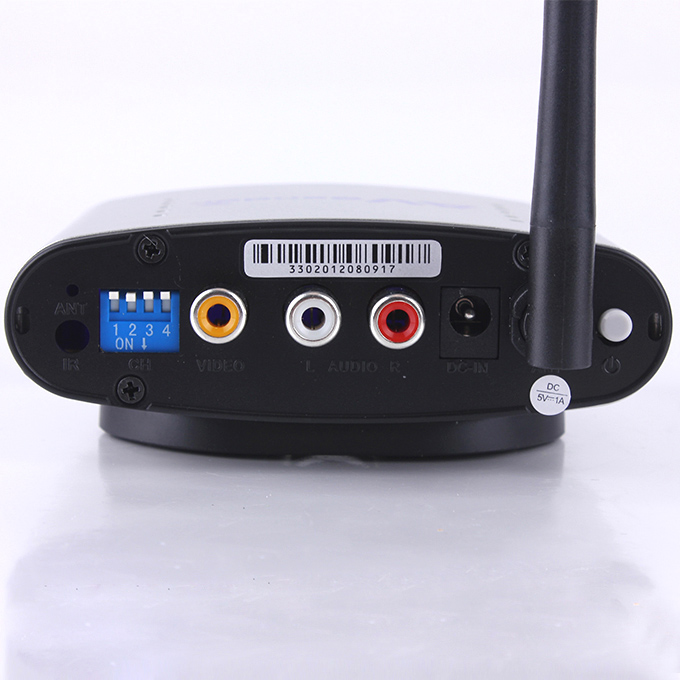 PAT-330 2.4GHz 4CH Wireless AV Audio Video Transmitter Receiver