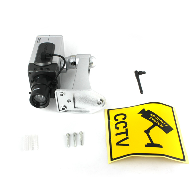 Realistic Pseudo Fake Dummy Decoy Shaking Head Security Camera