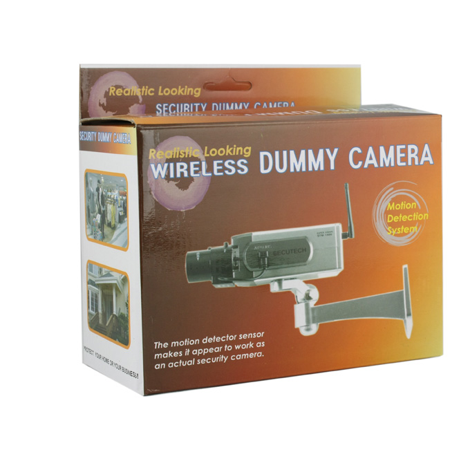 Realistic Pseudo Fake Dummy Decoy Shaking Head Security Camera