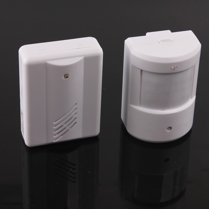Wireless Infrared Monitor Sensor Detector Entry Door Bell Alarm
