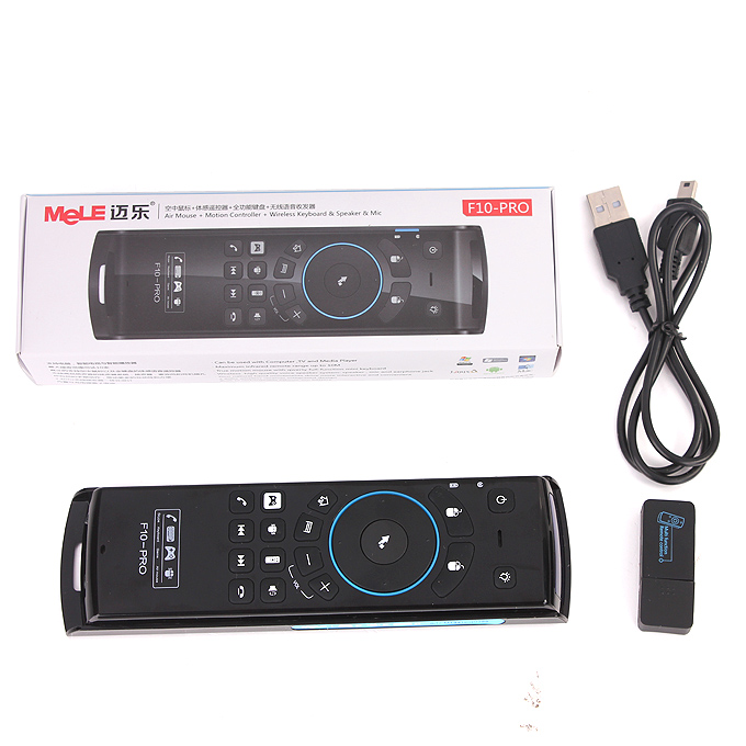 Mele F10-PRO 2.4GHz Air Mouse Wireless Keyboard Intelligent Voice